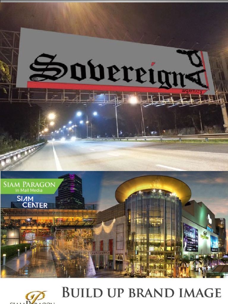 Siam Paragon Advertising Overview | PDF | Bangkok | Retailing