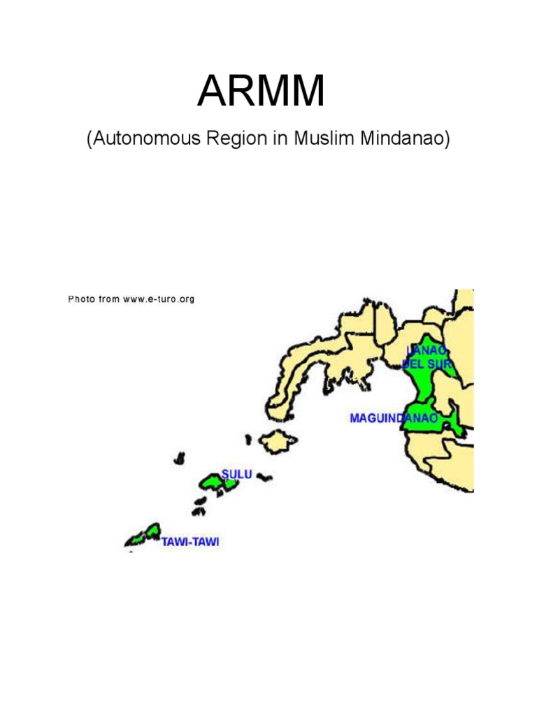 ARMM History | PDF | Philippines | Government