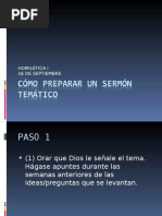 Formato de Bosquejo para Predicar Un Sermón | PDF | Sermón | Salmos