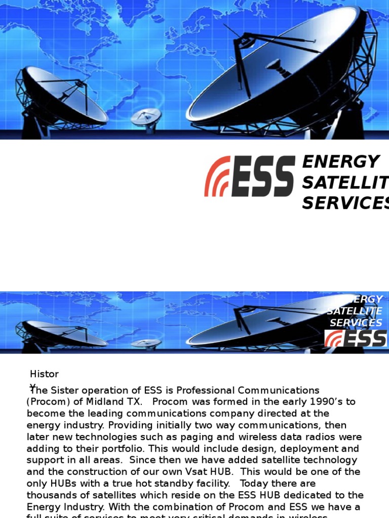 ESS Powerpoint 2 | PDF | Very Small Aperture Terminal | Wi Fi