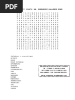 Sopa de Letras Cambio Climatico1 | PDF | Metano | Ciencias de la Tierra