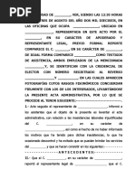 Ejemplo de Acta Administrativa Por Falta de Respeto | PDF