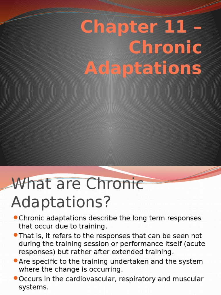 Chapter 11 Chronic Adaptations | PDF | Heart | Aerobic Exercise