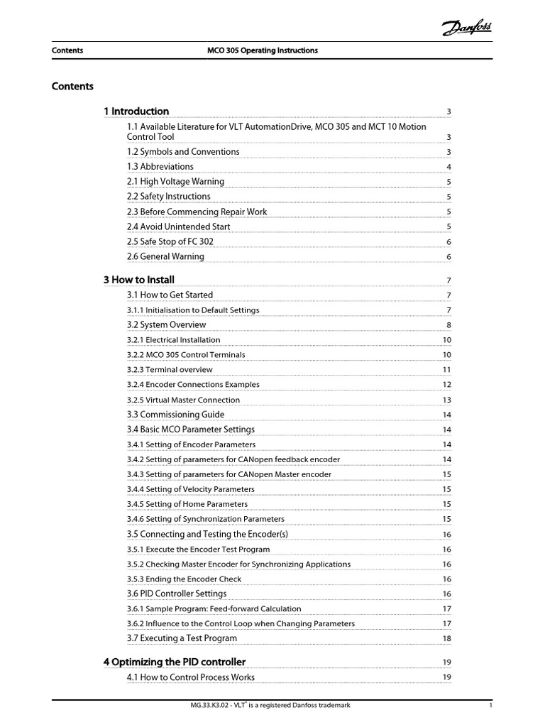 MCO 305 Operating Instruction | PDF | Electrical Engineering ...