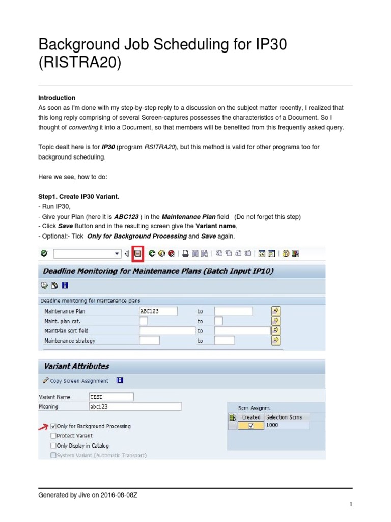 Background Job Scheduling For IP30 (RISTRA20) | PDF | Computers