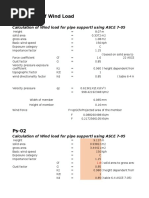Wind Load Calculation