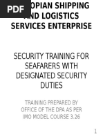 SDSD Handout | PDF | Shipping | Water Transport