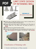 Retaining Wall Design | PDF | Soil | Mechanics