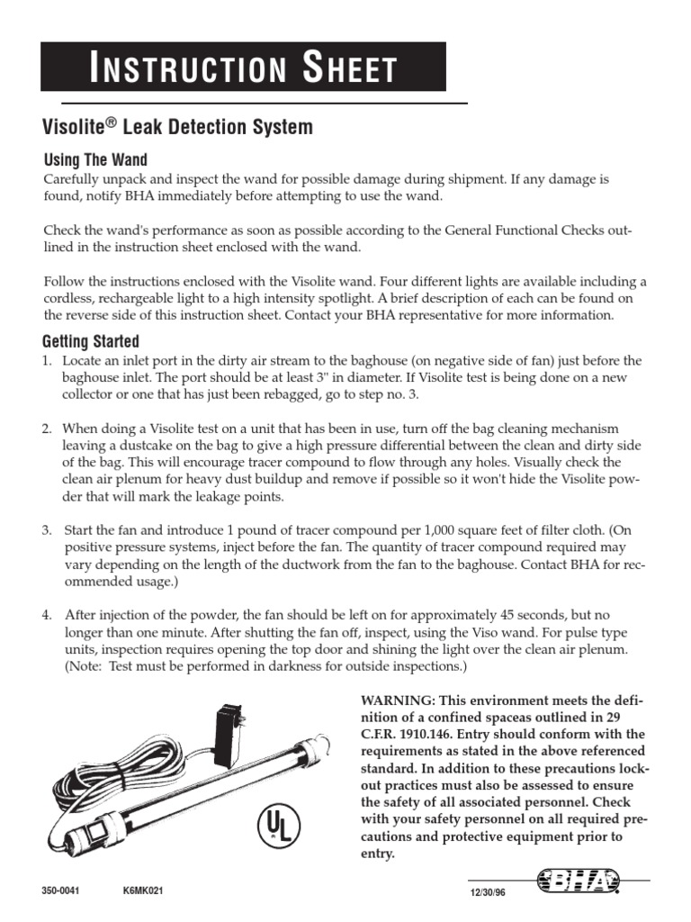 Visolite Instructions | Download Free PDF | Building Engineering ...
