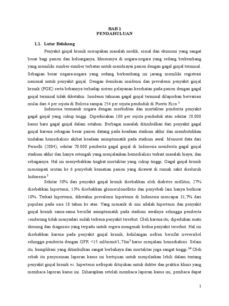 Lapsus Penatalaksanaan Hiperkalemia Pada Pasien CKD | PDF
