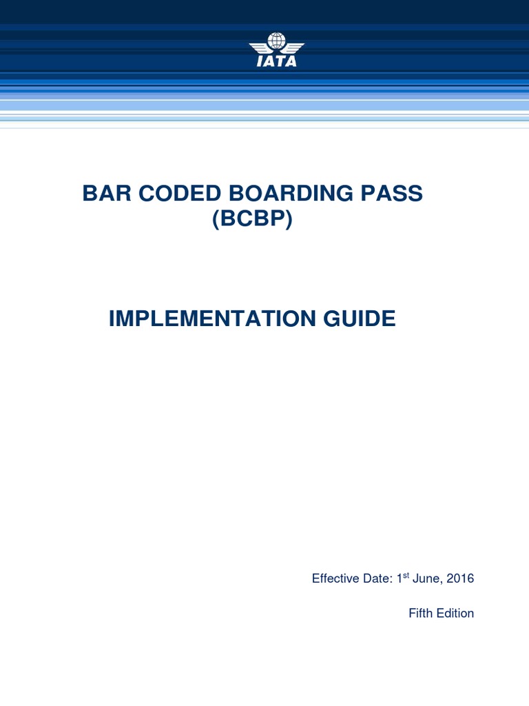 BCBP Implementation Guide PDF | PDF | Barcode | Airport