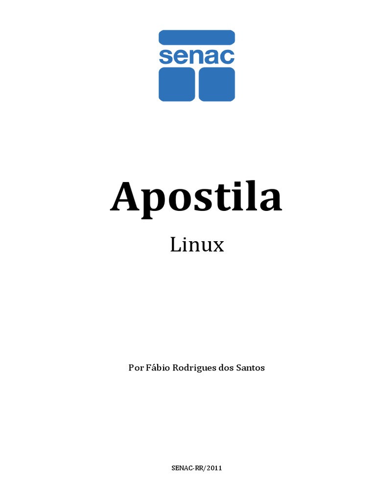 Apostila Linux - SENAC/RR 2011 | PDF | Gnu | Software gratuito