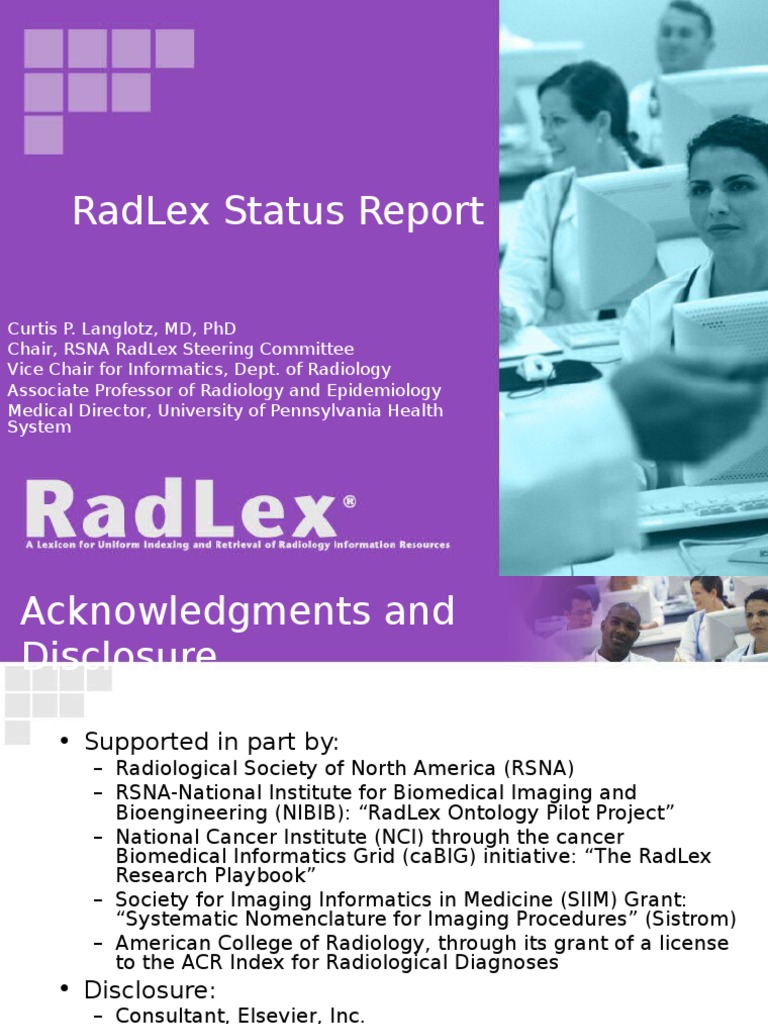 RadLex DICOM | PDF | Radiology | Health Informatics