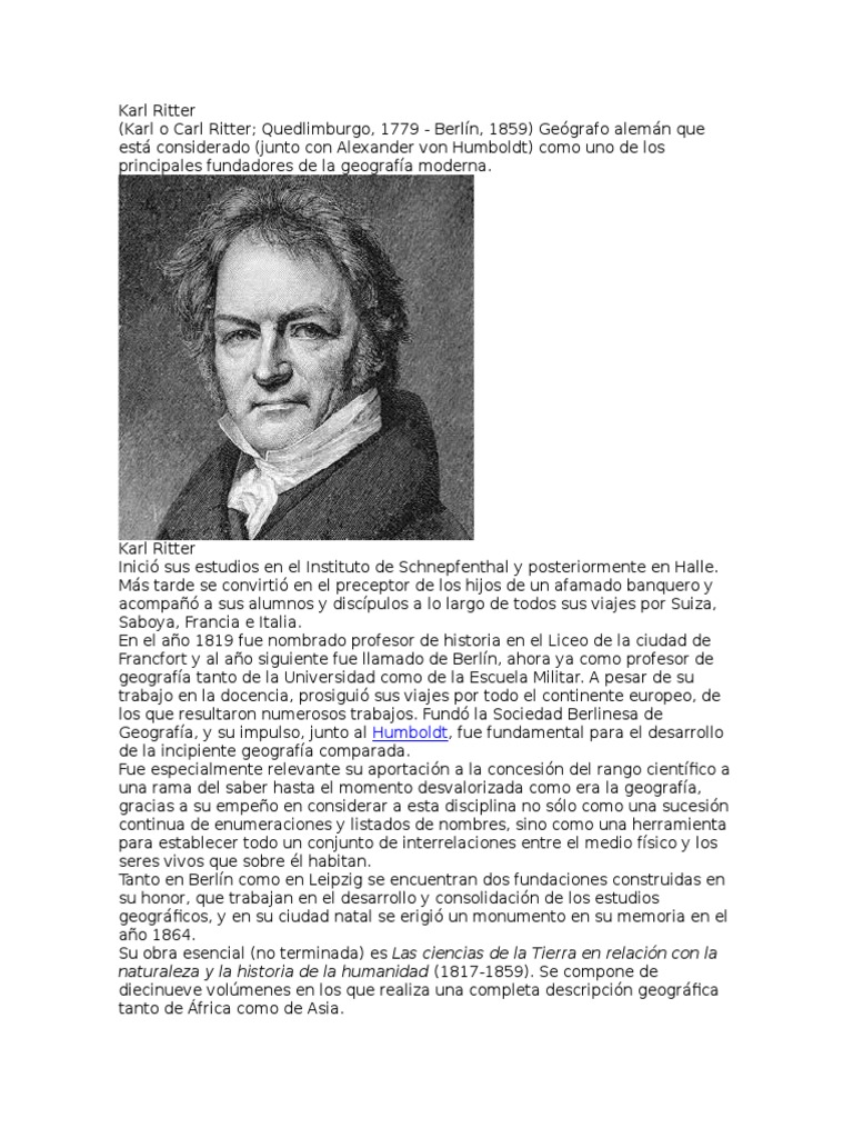 Karl Ritter | PDF