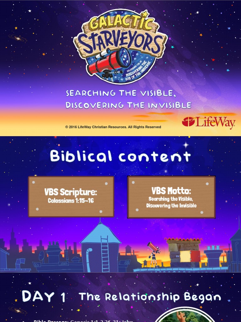 Lifeway's VBS 2017 GALACTIC STARVEYORS PDF | PDF