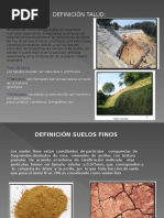 Partes de un Talud y su Definición | PDF