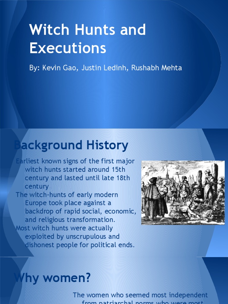 Witch Hunts and Executions | PDF | Witch Hunt | Witchcraft