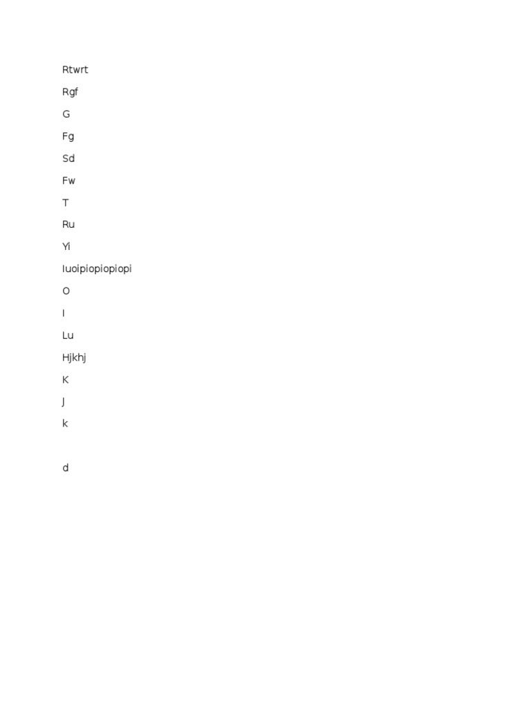 RTWRT RGF G FG SD FW T Ru Yi Iuoipiopiopiopi O I Lu HJKHJ K J K | PDF