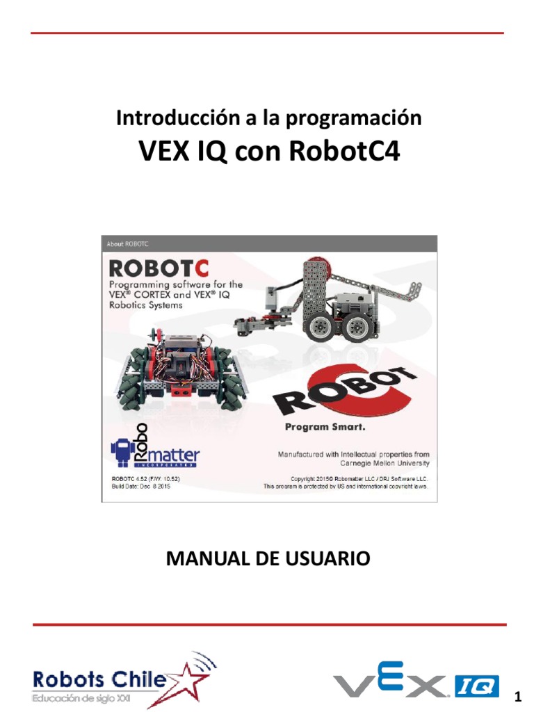 Manual de Usuario Ver1 | Descargar gratis PDF | Robot | Robótica