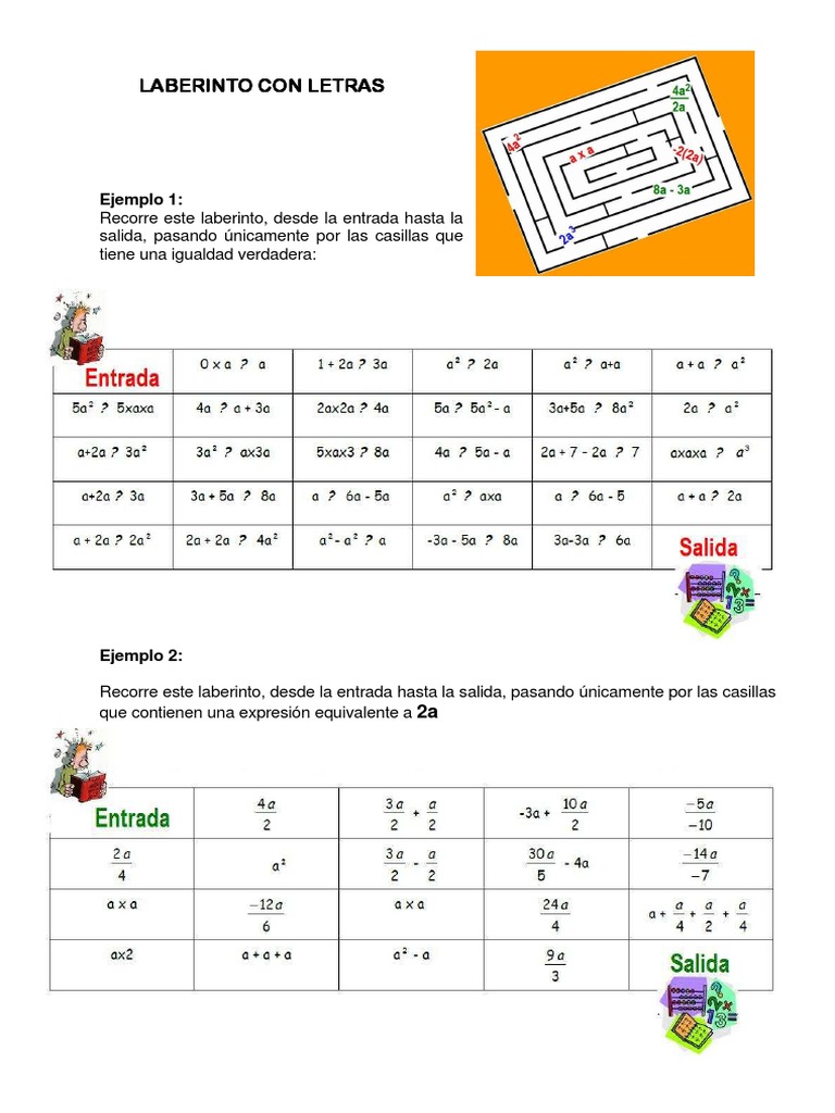 Laberinto Con Letras PDF | PDF