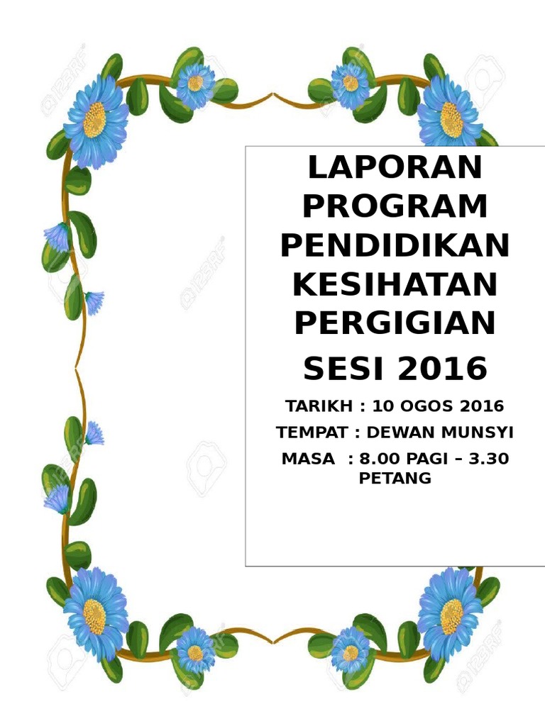 Program Pendidikan Kesihatan Pergigian | PDF