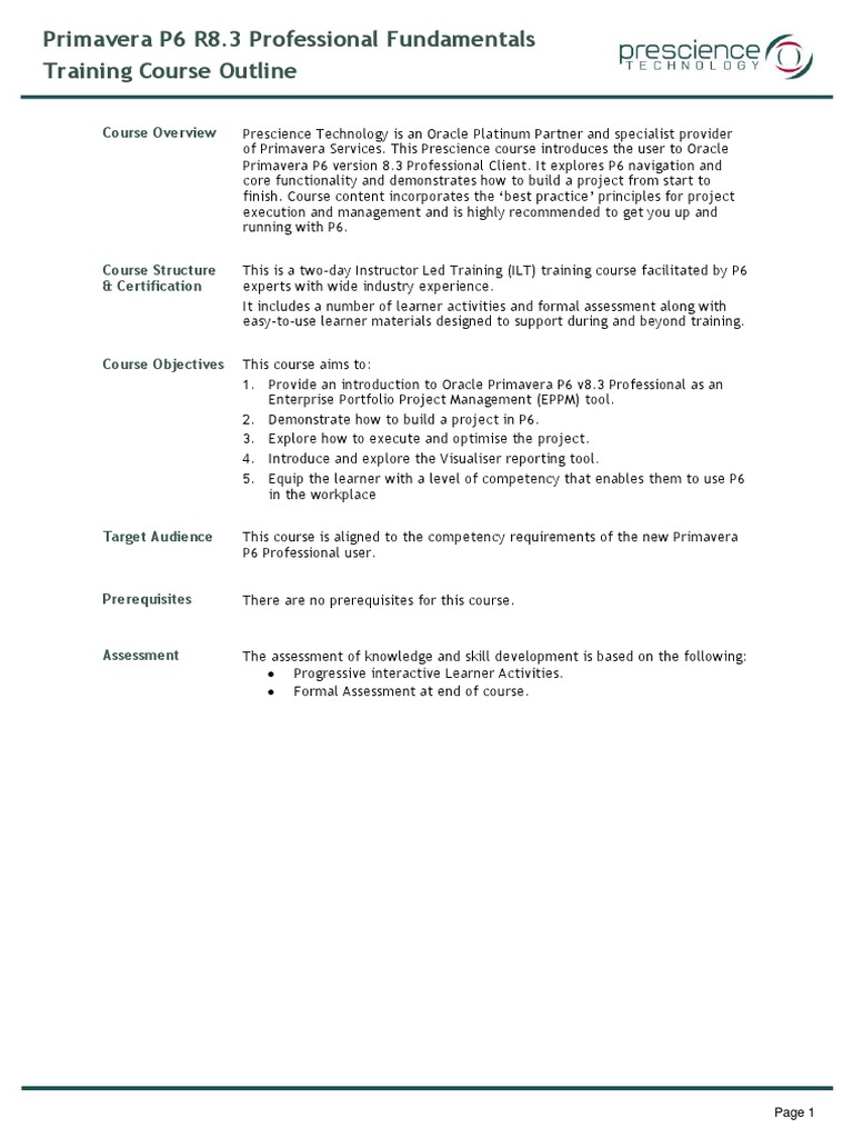 P6 Professional Fundamentals R8.3 | PDF | Educational Assessment ...