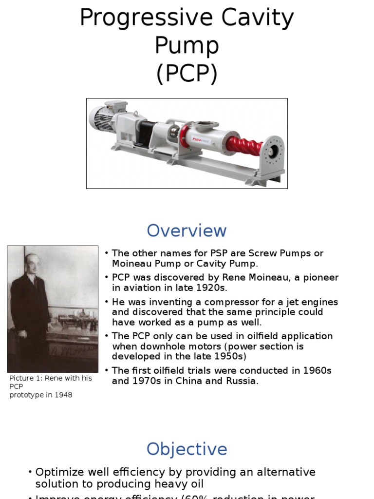Overview of Progressive Cavity Pumps | PDF | Pump | Engines