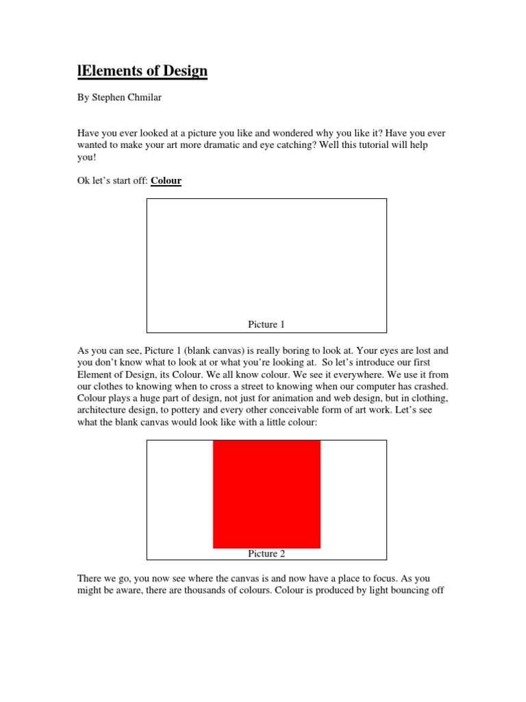 Elements of Design | PDF | Blue | Color