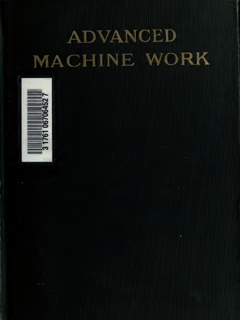 Advance Machine Work | PDF