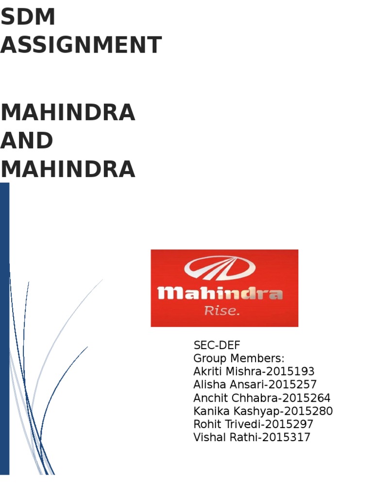 SDM Project Final | PDF | Toyota | Car