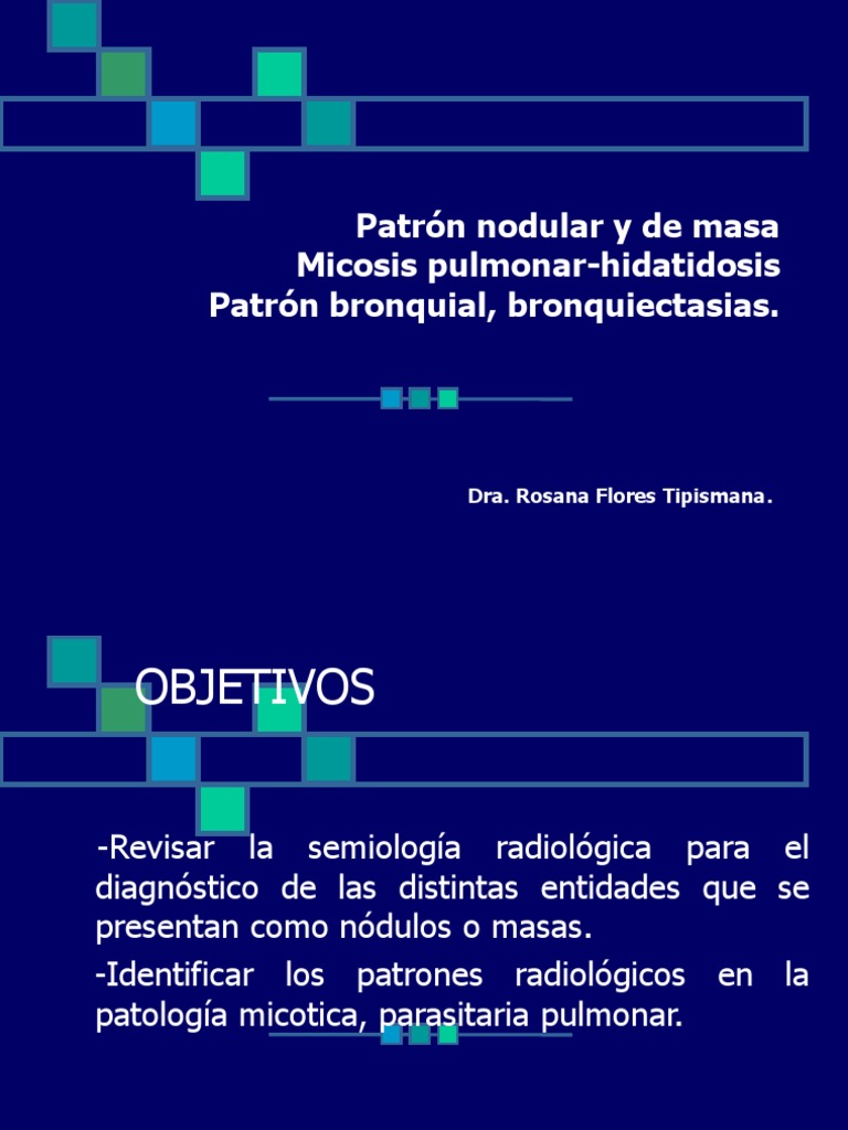 Diagnóstico Por Imagen II - Patrón Nodular y de Masa | PDF | Medicina ...
