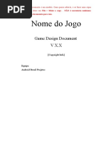 Game Design Document (GDD) | PDF | Publicação eletrônica | Jogos