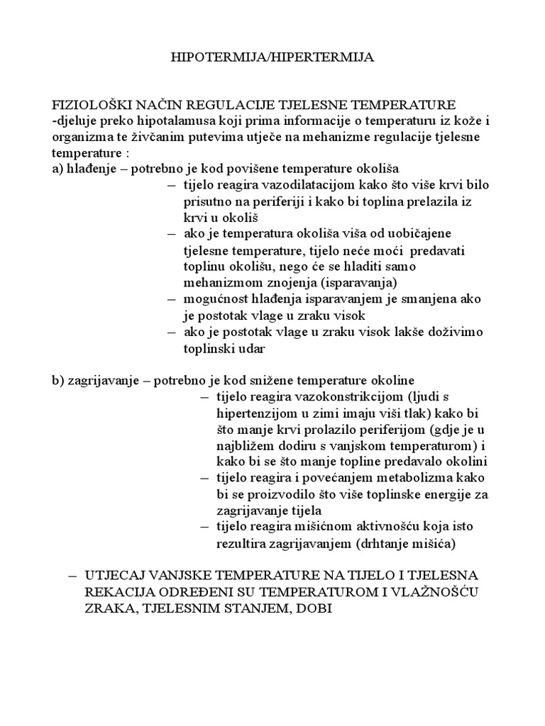 Hipertermija | PDF