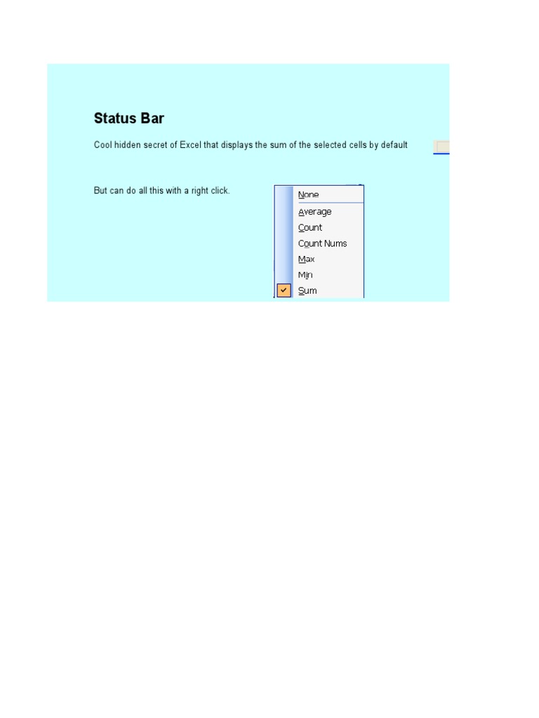 1-4 Status Bar | PDF