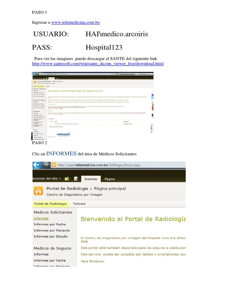 Manual Ris Pacs Web | PDF