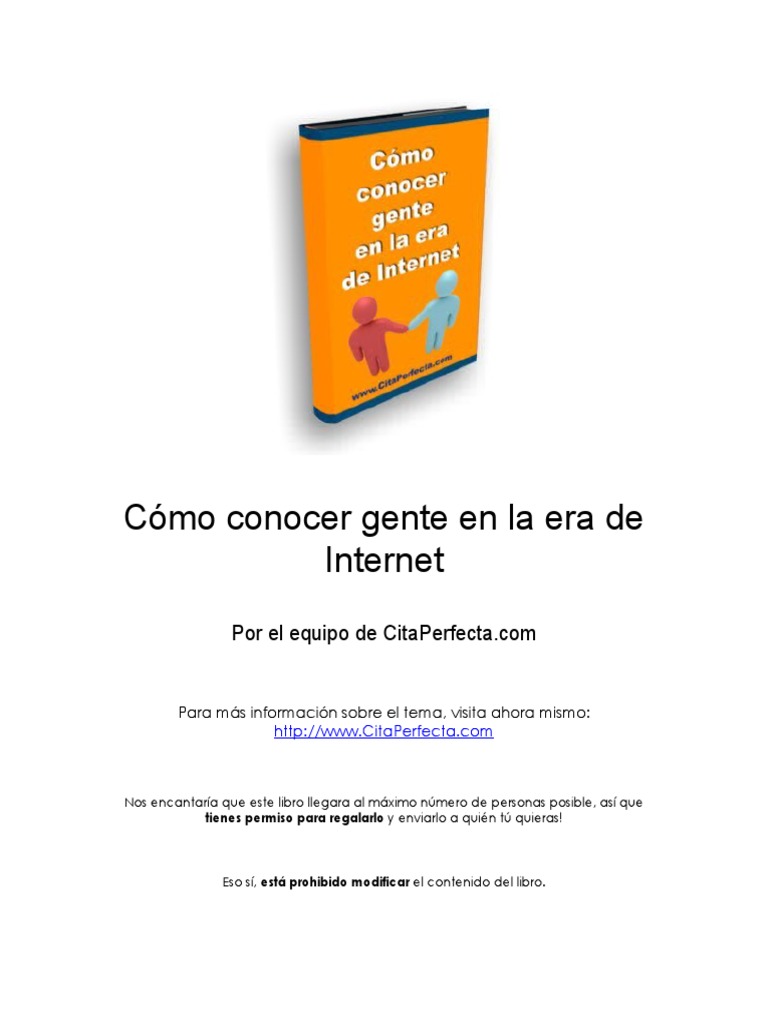Conocer Gente en La Era de Internet | PDF | Chat en linea | Internet