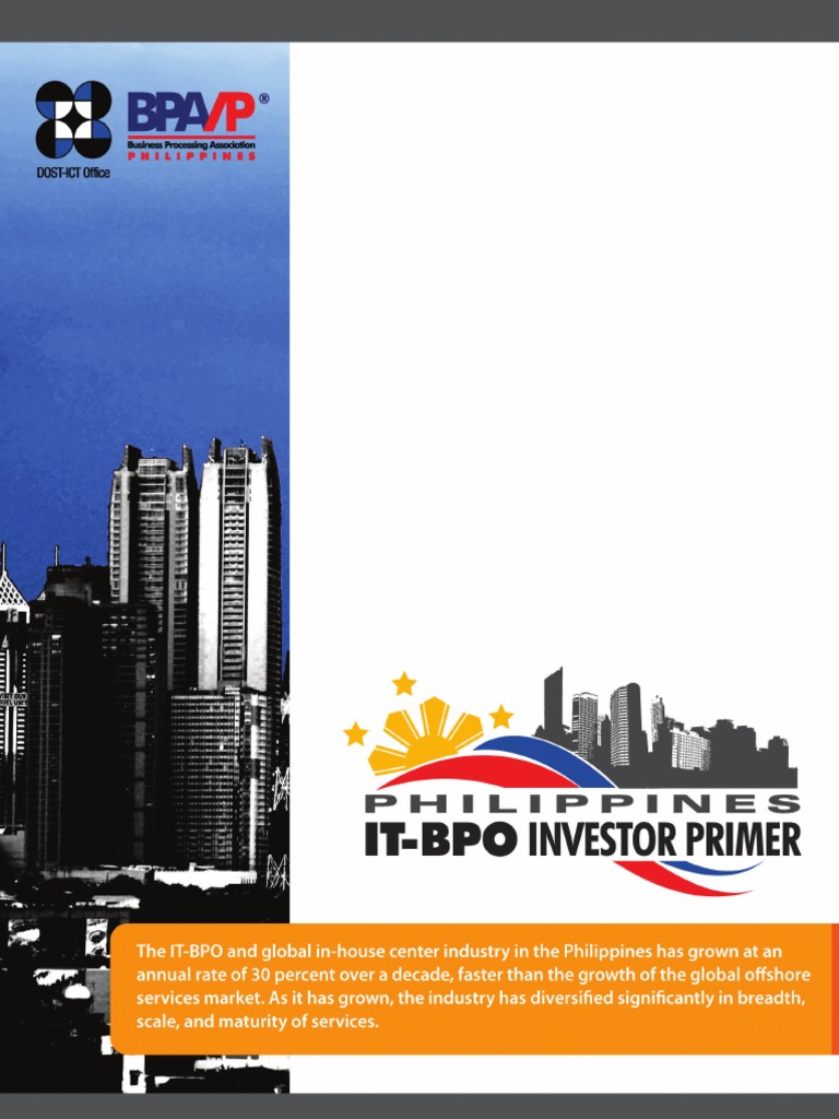 Philippines IT-BPO Investor Primer | PDF | Business Process Outsourcing ...