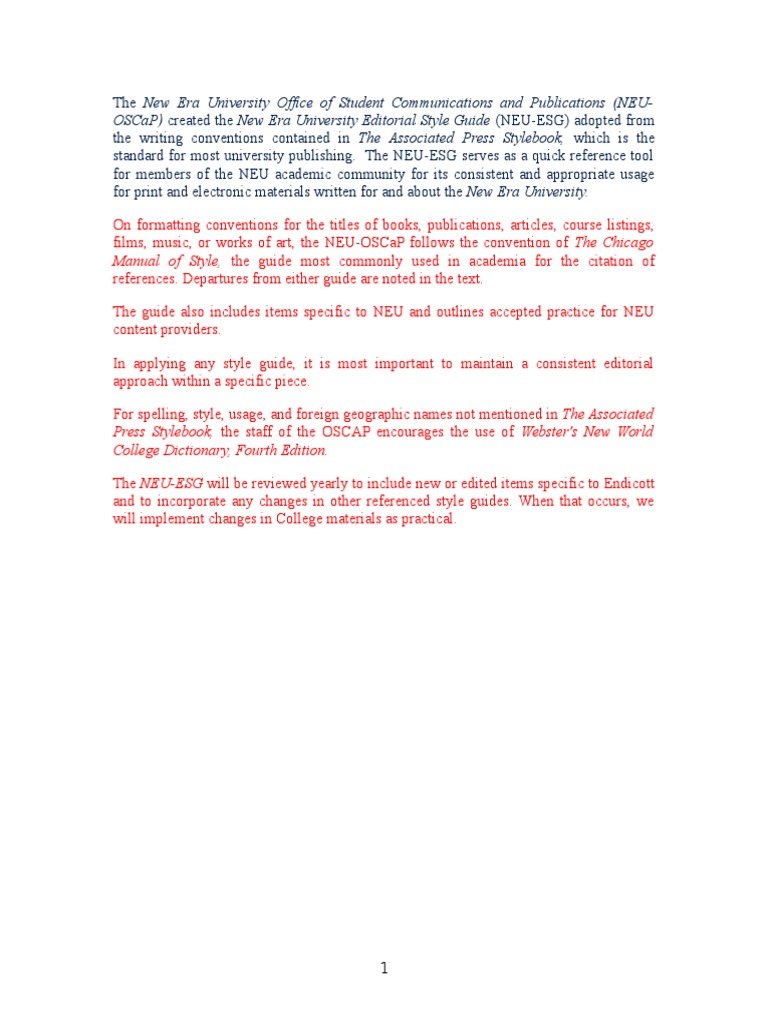 Editorial Style Guide | PDF | Ellipsis | Comma