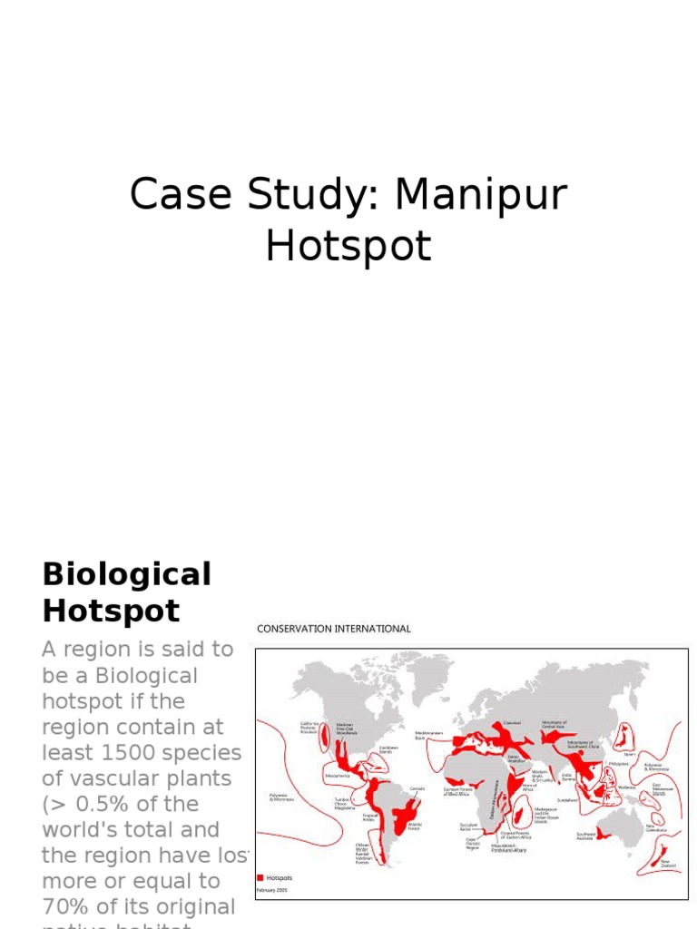 Case Study Manipur | PDF | Biodiversity | Habitat