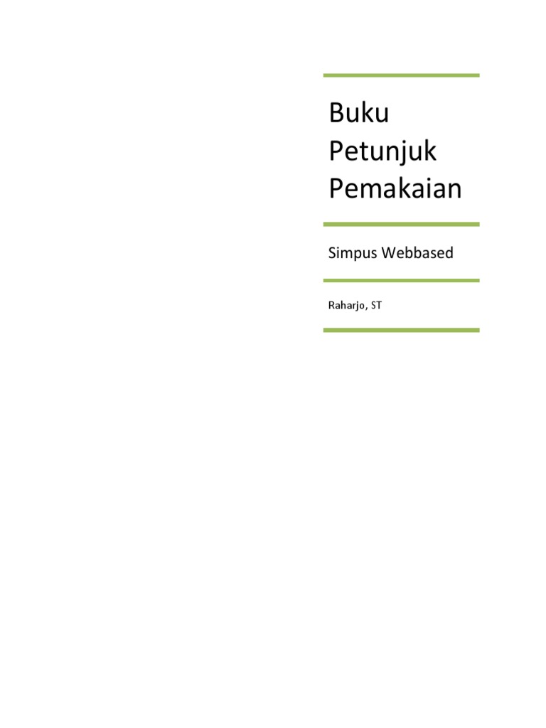 SOP Simpus Webbased PDF | PDF