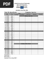 Timesheet October 2024 | PDF