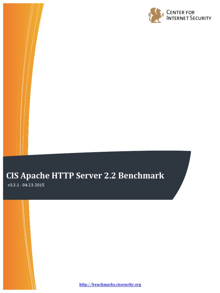 CIS Apache HTTP Server 2.2 Benchmark v3.3.1 PDF | PDF | Transport Layer Security | Proxy Server