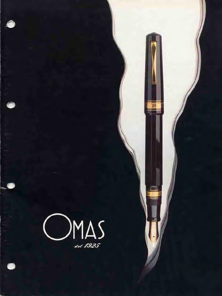 Omas Catalogue 1980 | PDF