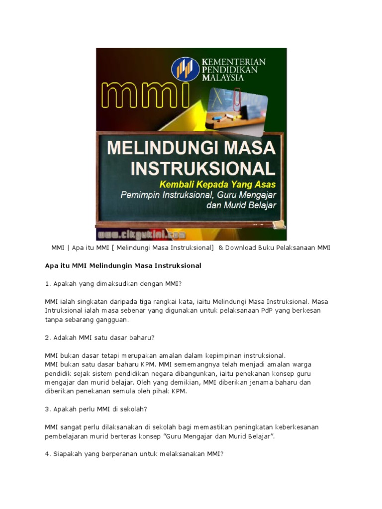Dasar MMI | PDF