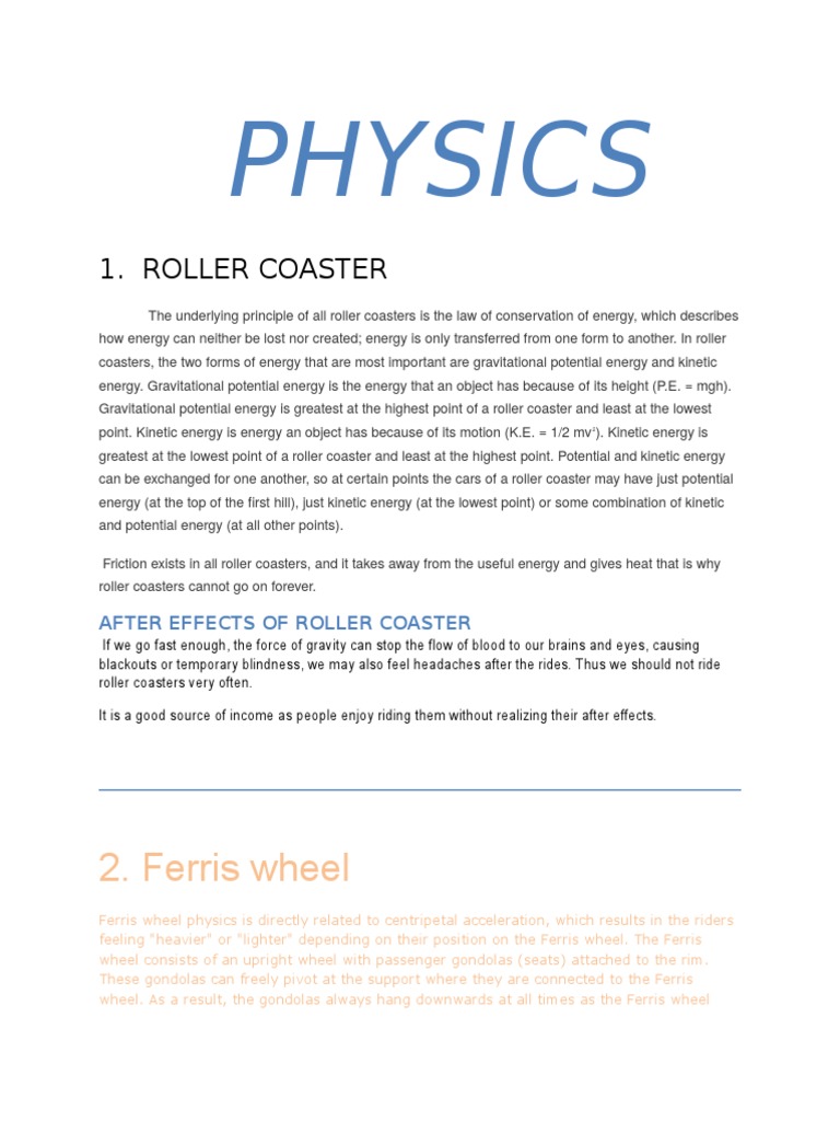 Physics: 2. Ferris Wheel | PDF