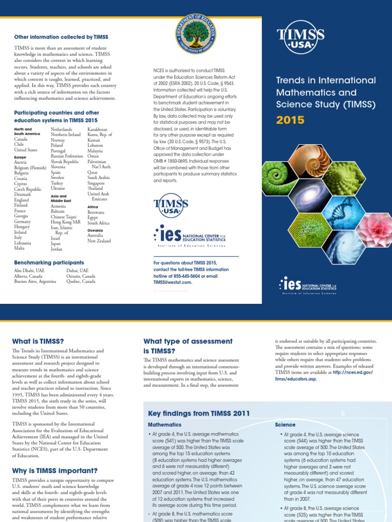 Trends in International Mathematics and Science Study (TIMSS) | PDF ...
