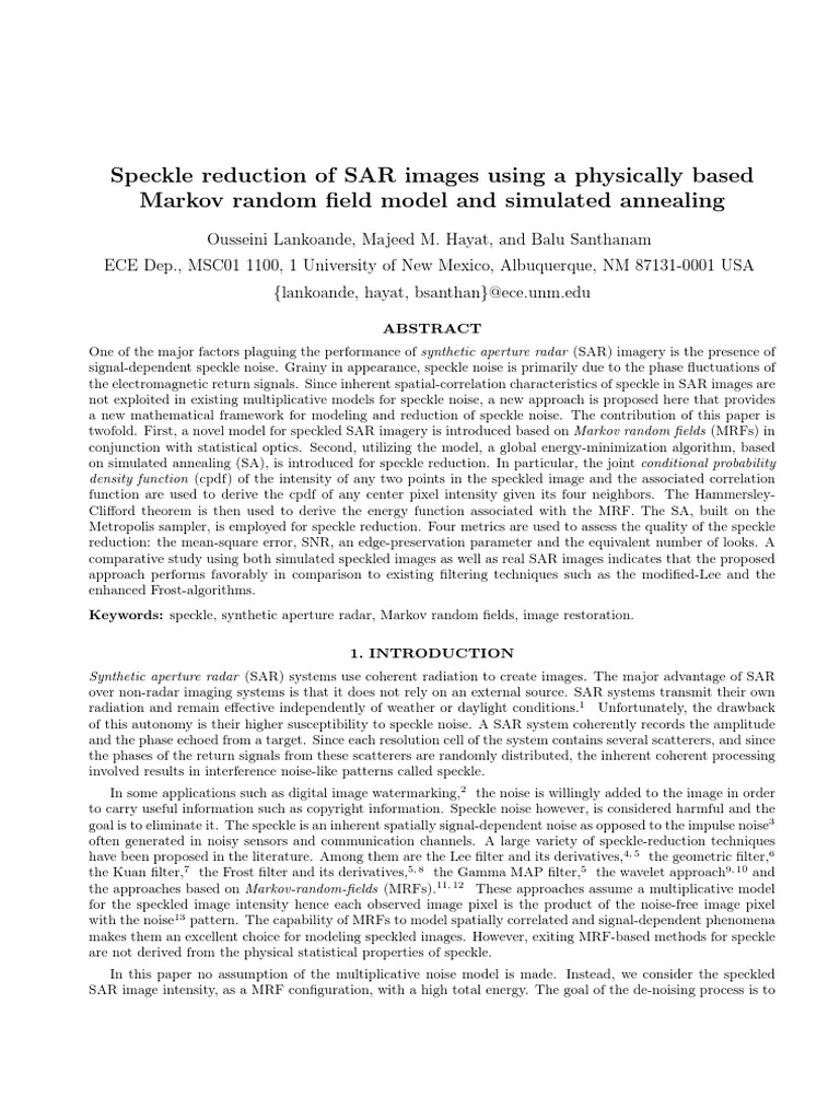 SPIE Lankoande-2005 | PDF | Telecommunications Engineering | Computer Vision