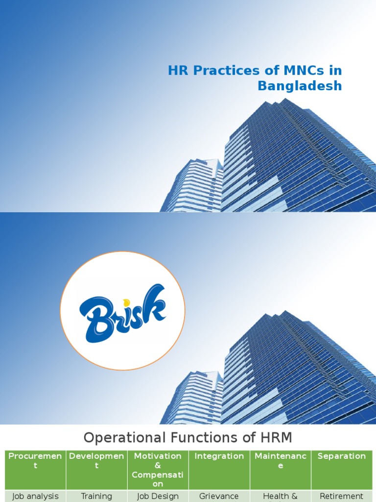 HR Strategies for MNCs in Bangladesh | PDF | Performance Appraisal | Employment