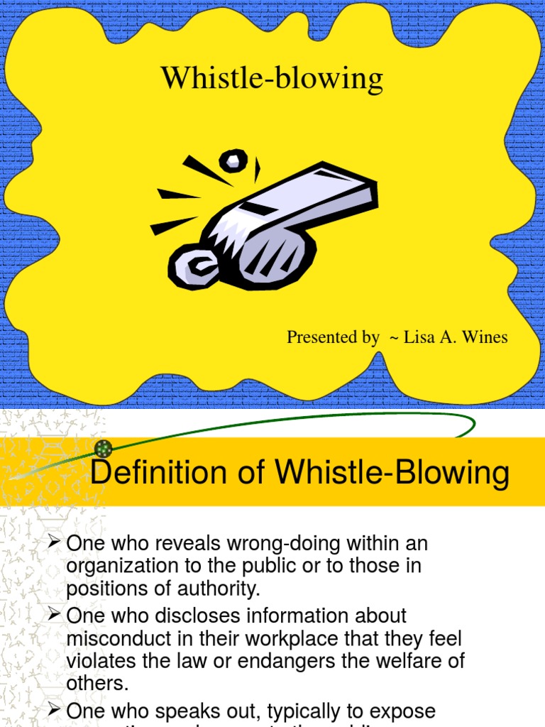 Whistleblowing | PDF | Whistleblower | Social Institutions