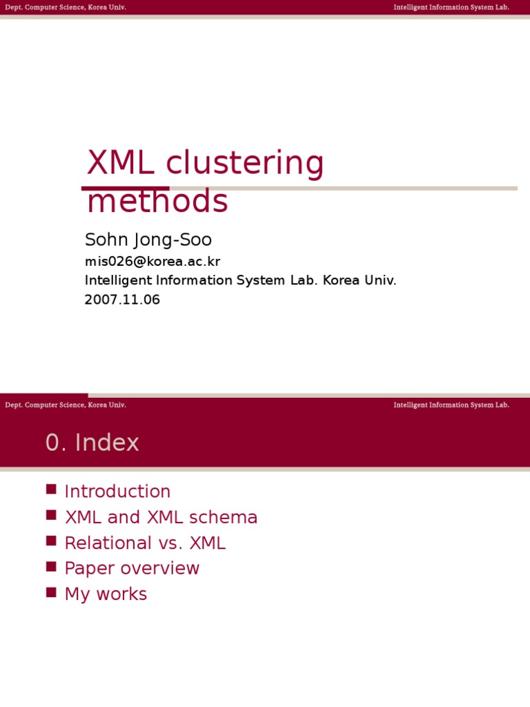Xml Clustering Methods And Applications Pdf Xml Xml Schema 7568